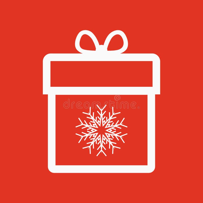Gift Box Icon. Present Symbol Stock Vector - Illustration of object ...