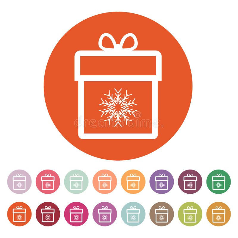 Gift Box Icon. Discount. Present Symbol Stock Vector - Illustration of ...