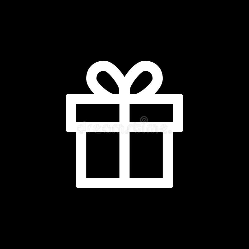 Gift Box Icon for Simple Flat Style Ui Design Stock Vector ...