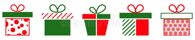 Gift box icons stock illustration. Illustration of icon - 259383041