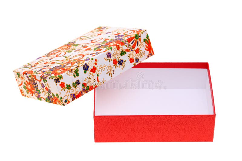 Gift Box of Japanese Pattern Stock Image - Image of asia, cardboard ...