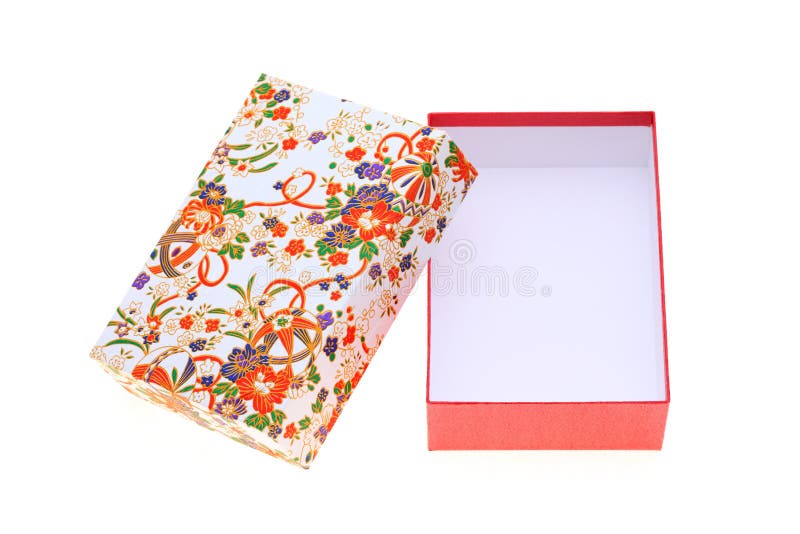 Gift Box of Japanese Pattern Stock Image - Image of asia, cardboard ...