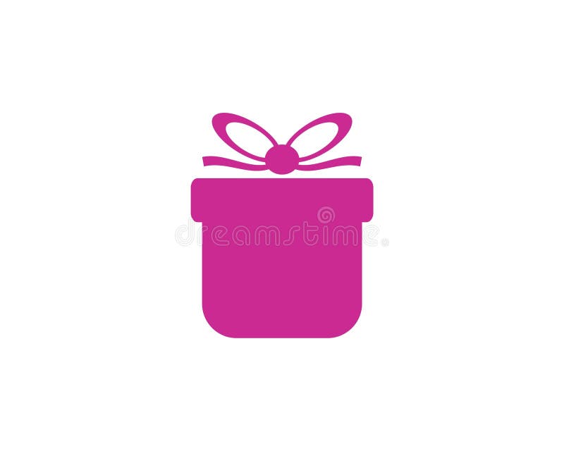 Gift Box 2 Logo Icon Template Stock Vector - Illustration of ...