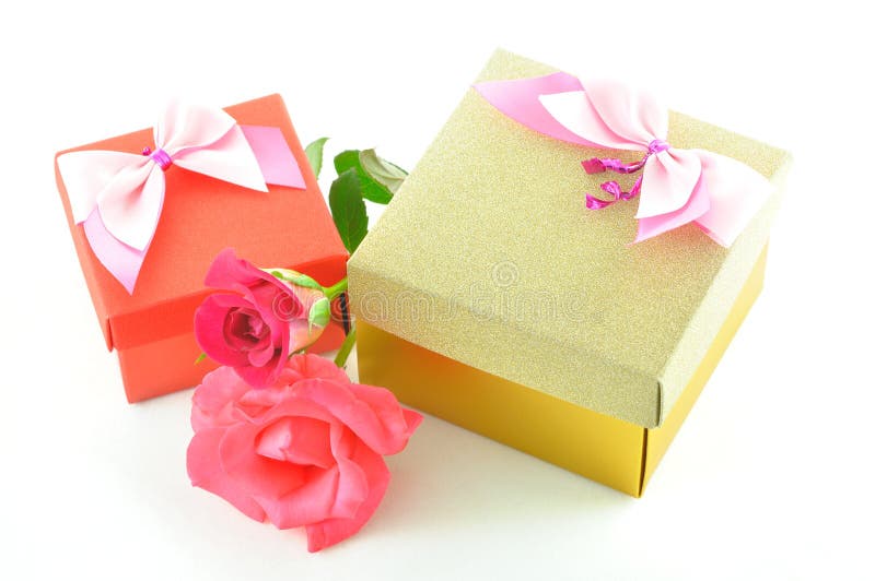 Gift box stock image. Image of present, note, emotion - 49293613