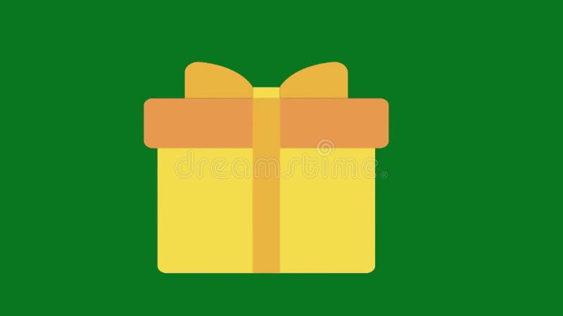 Gift Box Motion Graphic Element Stock Footage - Video of special ...