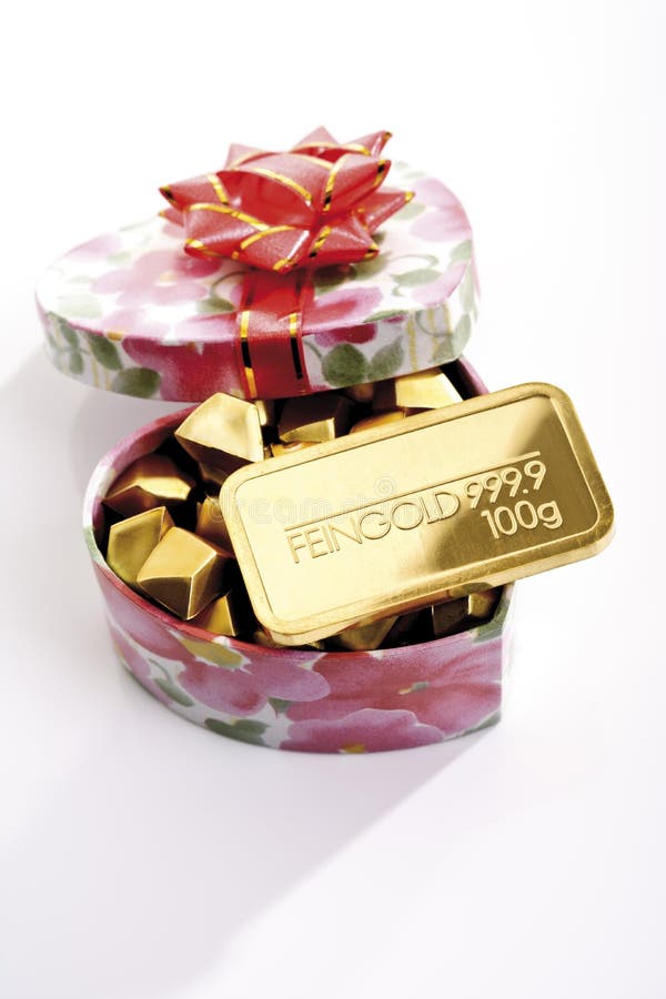 Gift Box Nuggets Gold Bar Stock Photos - Free & Royalty-Free Stock ...