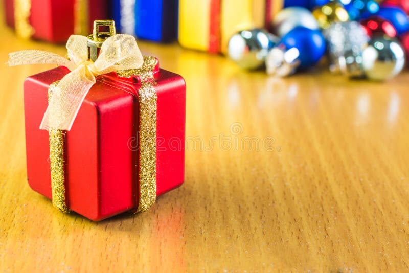 Gift Box,objects for Emblazon in Christmas ,selective Focus Stock Photo ...