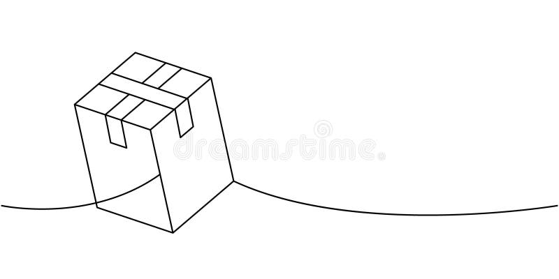 Open Gift Line Drawing Stock Illustrations – 1,524 Open Gift Line ...