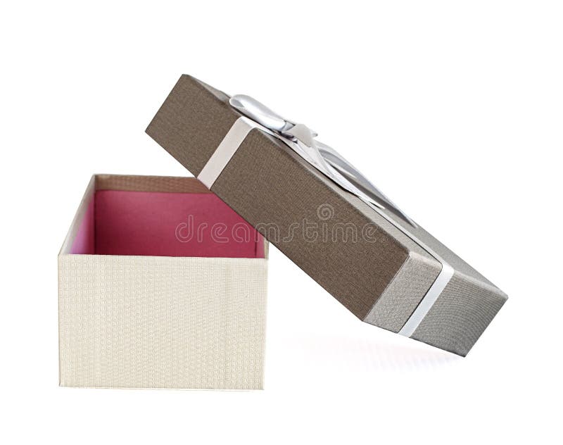 Gift box open stock photo. Image of isolated, xmas, valentine - 109518678