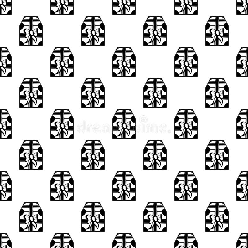 Gift box pattern seamless stock vector. Illustration of design - 78832360