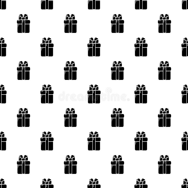 Gift Box Pattern Vector Seamless Stock Vector - Illustration of banner ...