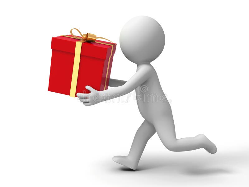 Gift box stock illustration. Illustration of humorous - 30987115