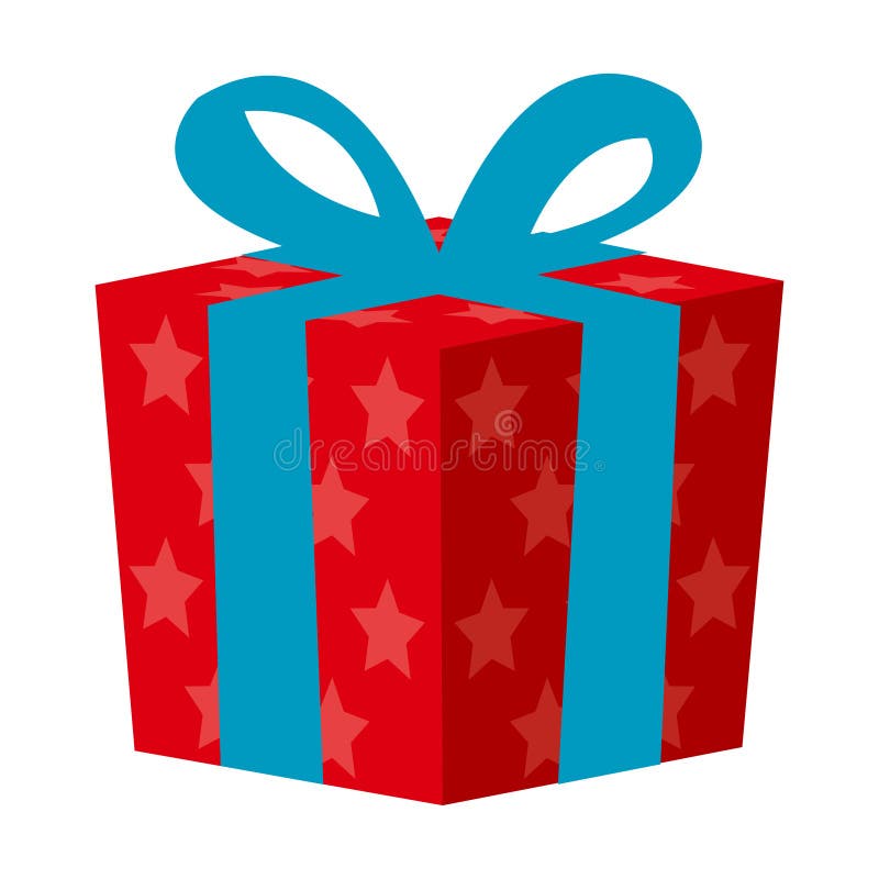 Gift Box Present Box Vector Illustration Stock Vector - Illustration of ...