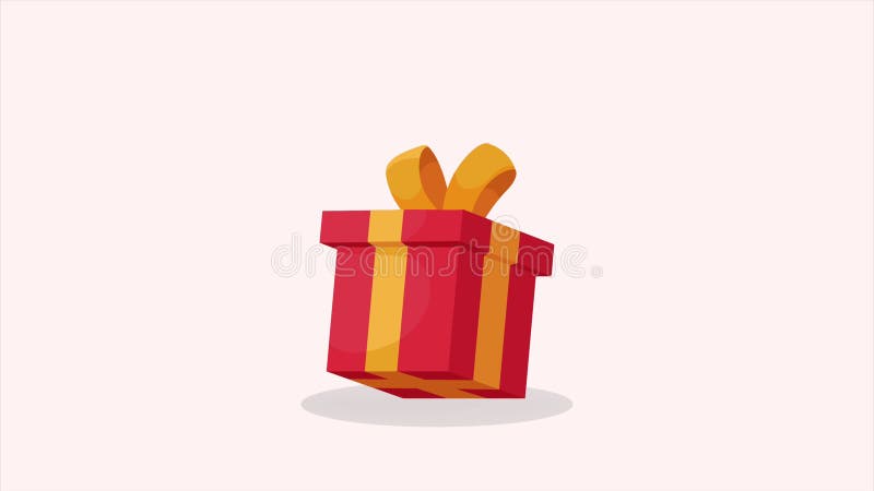 Gift Box Present Packing Animation Stock Video - Video of celebration ...