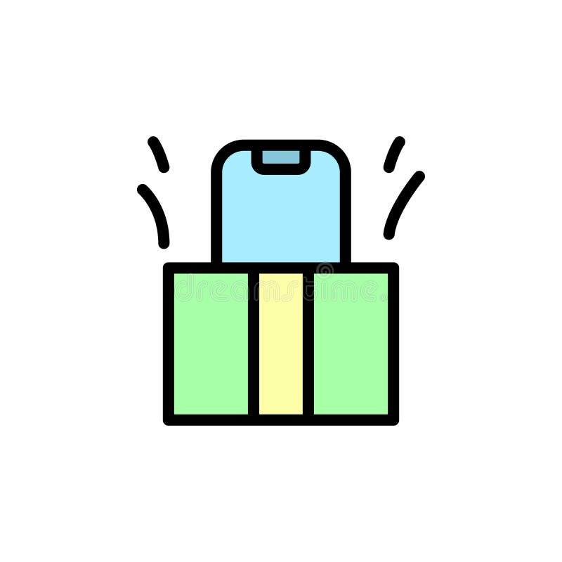 Gift, Box, Present, Telephone Icon. Simple Color with Outline Vector ...