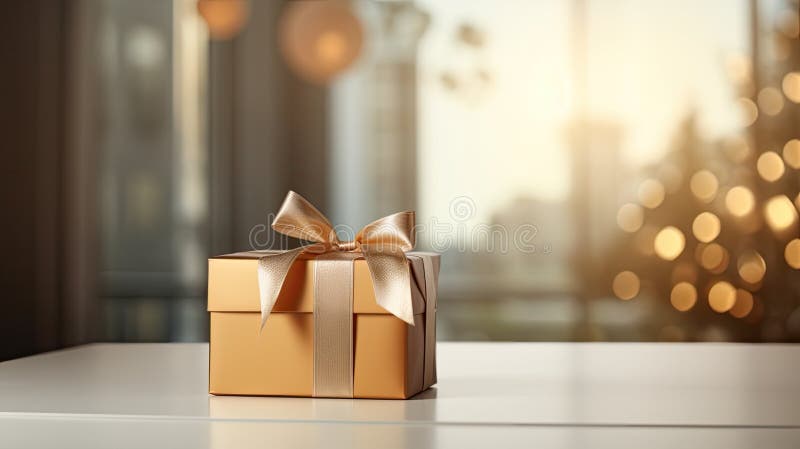 A Gift Box Product in an Elegant Showcase Setting, the Details of the ...