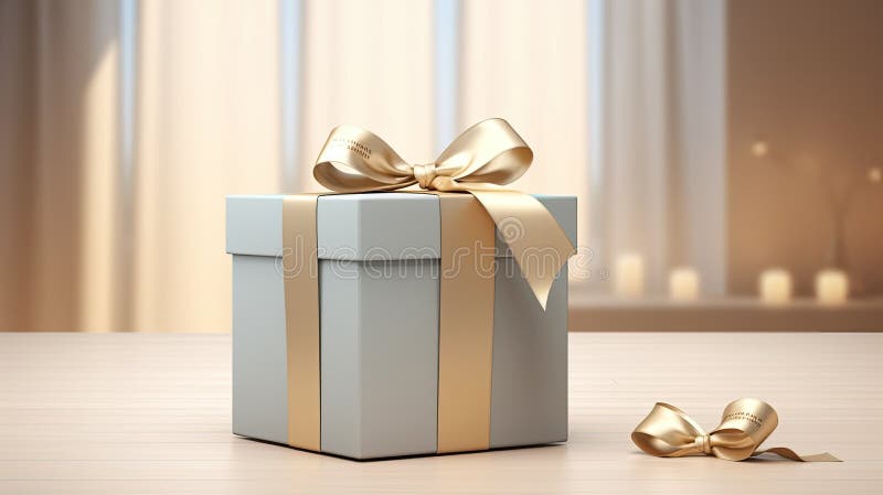 A Gift Box Product in an Elegant Showcase Setting, the Details of the ...