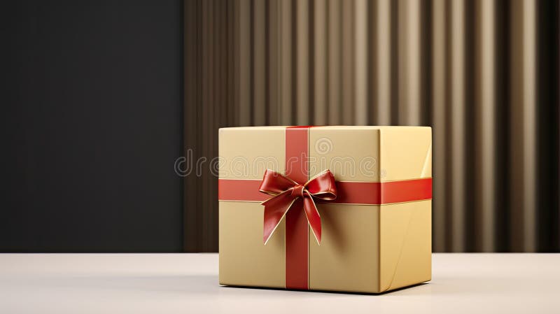 A Gift Box Product in an Elegant Showcase Setting, the Details of the ...