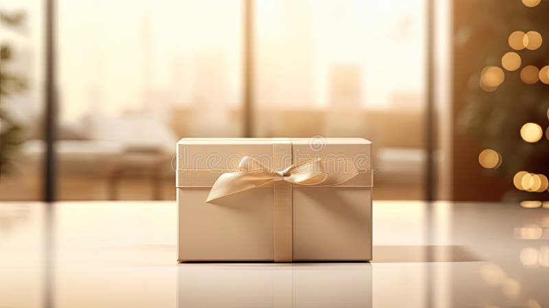 A Gift Box Product in an Elegant Showcase Setting, the Details of the ...