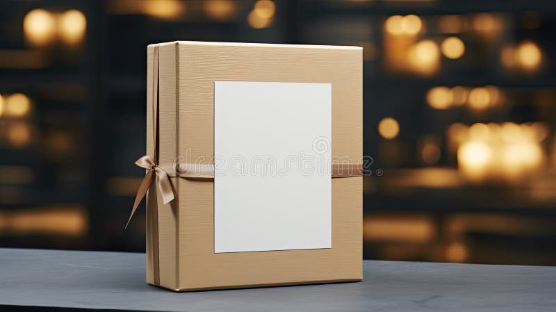 A Gift Box Product in an Elegant Showcase Setting, the Details of the ...