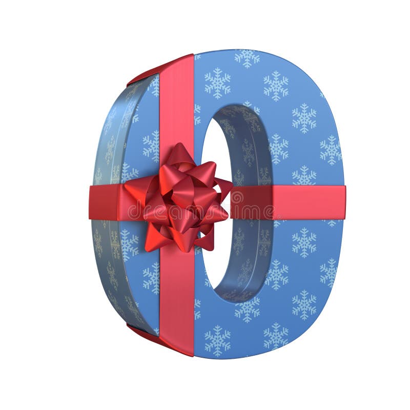 Gift Box with Red Ribbon Bow 3d Font, Present Alphabet 3d Rendering ...