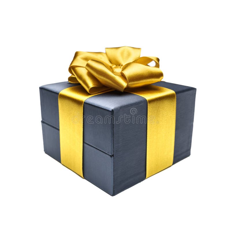 Gift box with ribbon stock photo. Image of case, celebration - 52118128