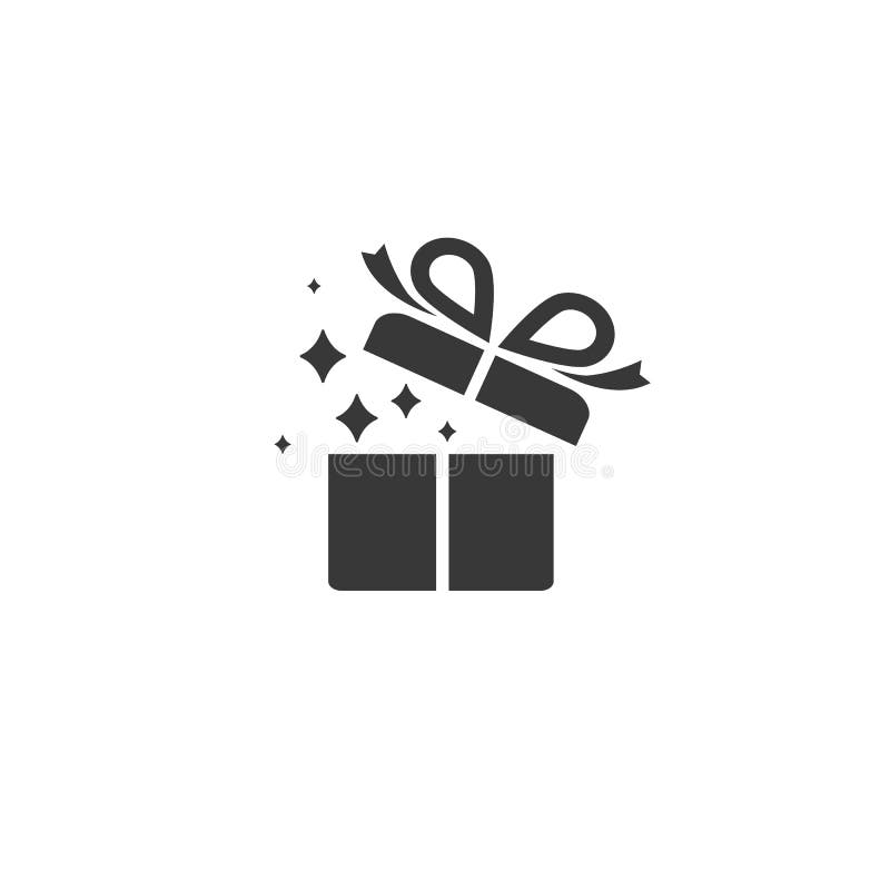 Gift Box with Ribbon Icon Gift Card Icon Vector Stock Vector ...