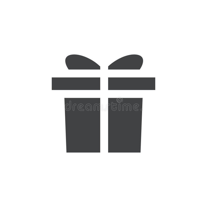 Gift Box with Ribbon Icon Simple Vector Symbol Stock Vector ...