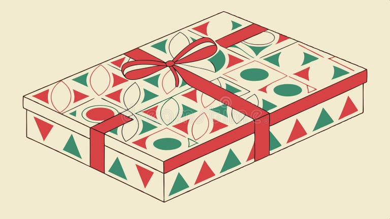 Gift Box with Ribbon, Present Design, and Celebration Element Vector ...