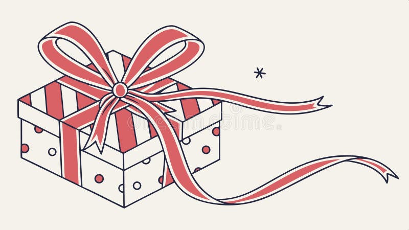 Gift Box with Ribbon, Present and Surprise, Wrapped Gift and ...