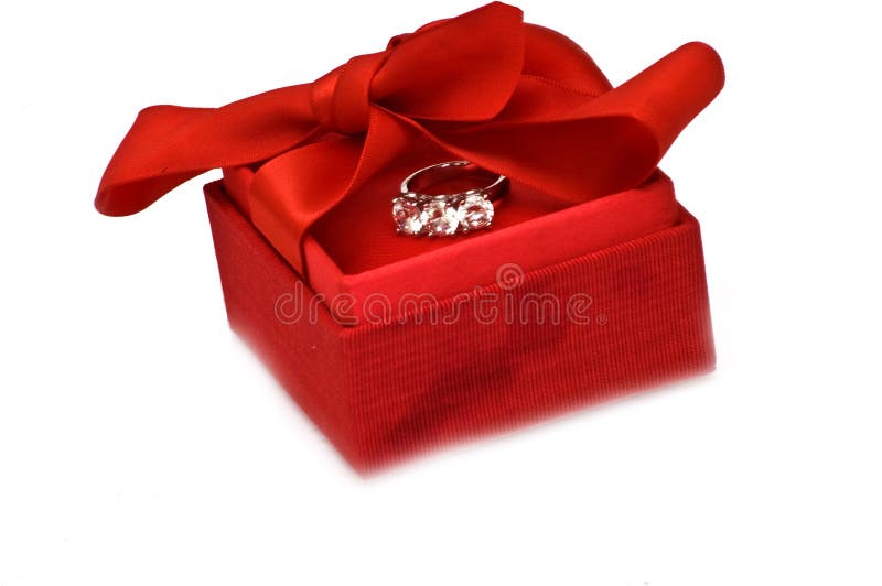 Gift box with ring stock photo. Image of precious, anniversary - 10130506