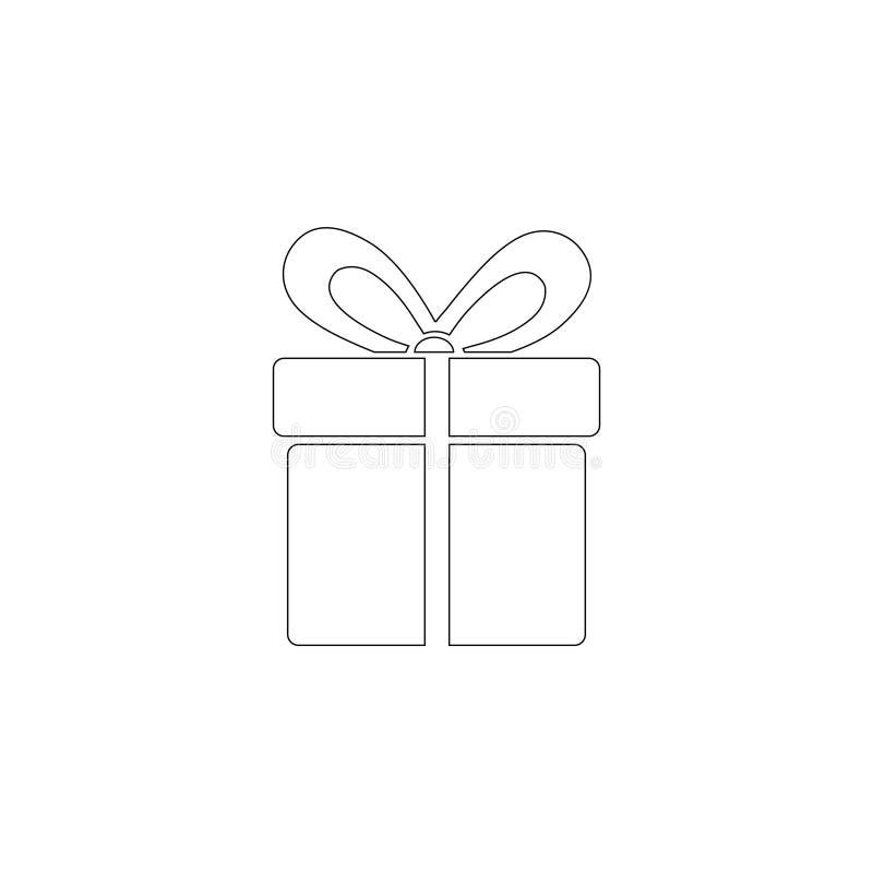 Gift box. flat vector icon stock vector. Illustration of gift - 149672453