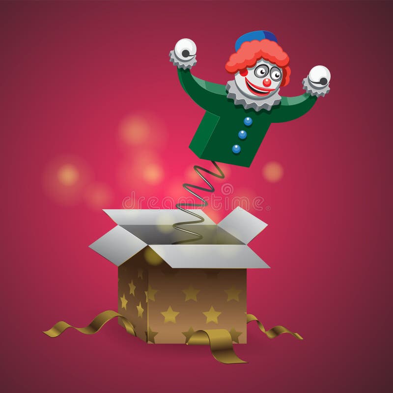 Spring Clown stock illustration. Illustration of outside - 26266534