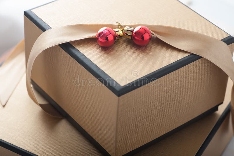 Gift Box Stack stock photo. Image of design, gift, golden - 48309854