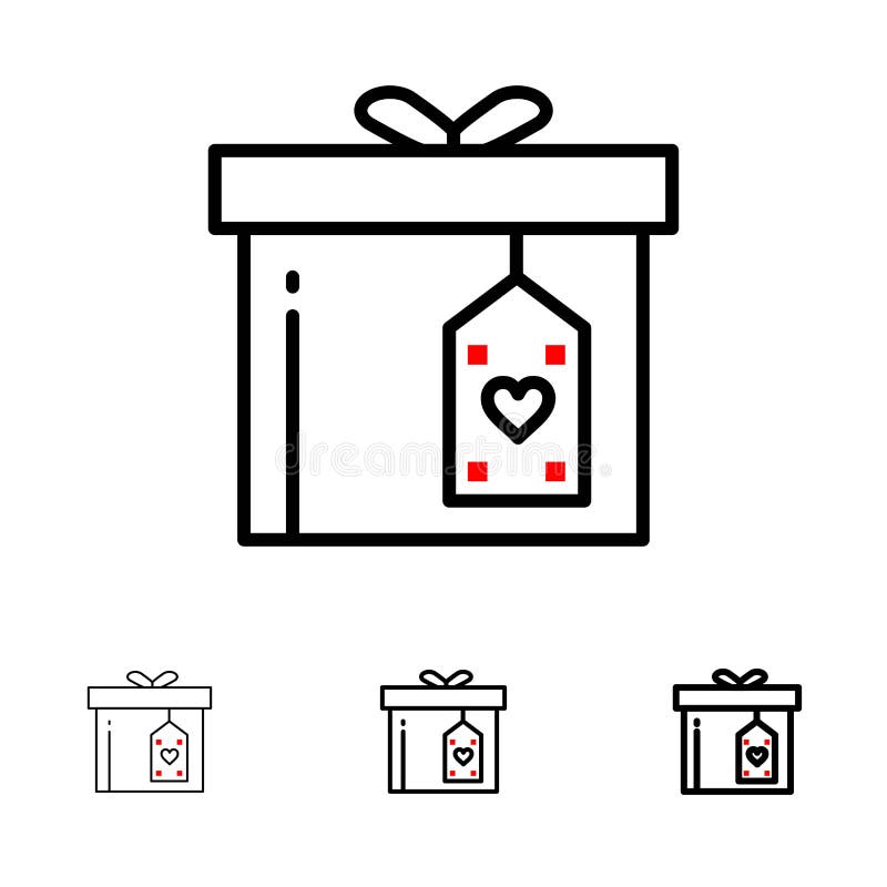 Black Gift Box Icon Set Stock Illustrations – 19,724 Black Gift Box ...