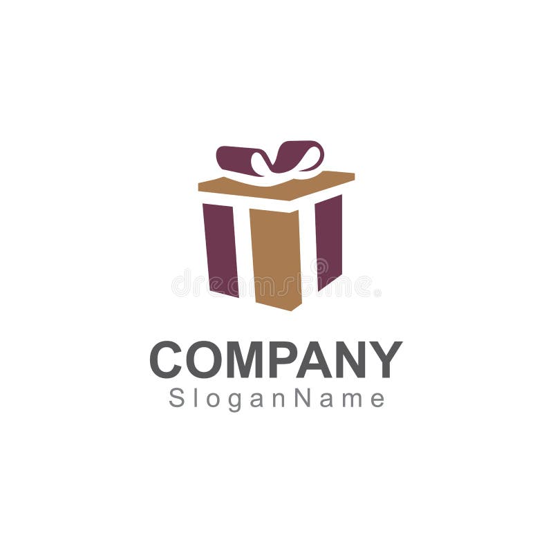 Gift Box Surprise Logo Design Vector Template Image Art Stock ...