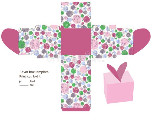 Printable Cube Template Stock Illustrations – 298 Printable Cube ...