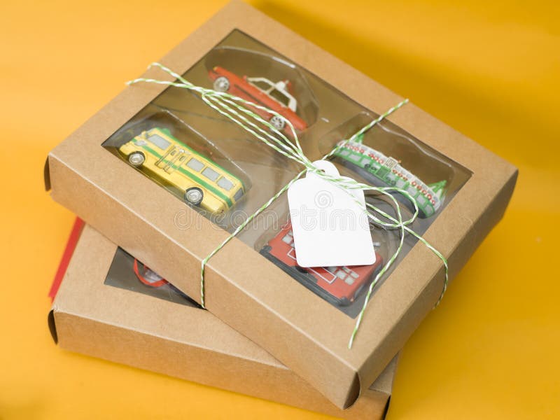 Gift Box with Toys stock image. Image of paper, holidays - 83292399