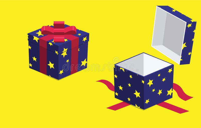 Present Unwrapped Stock Illustrations – 2,438 Present Unwrapped Stock ...