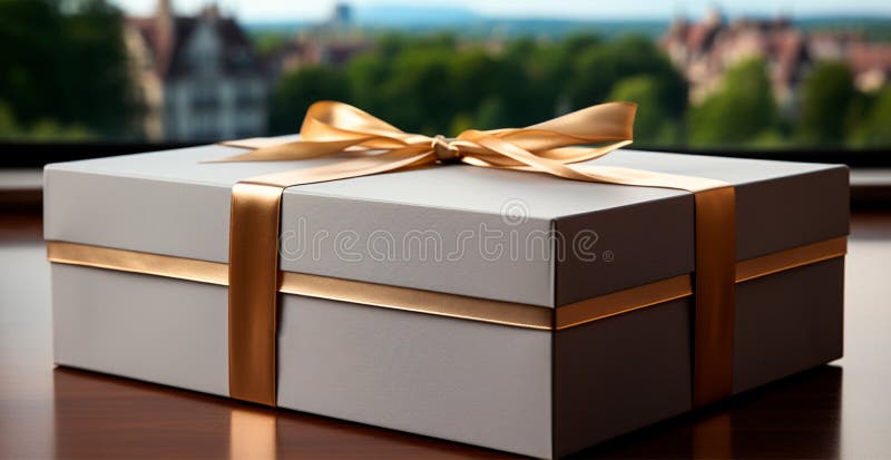Gift Box, Waiting for a Miracle, Holiday Concept - AI Generated Image ...