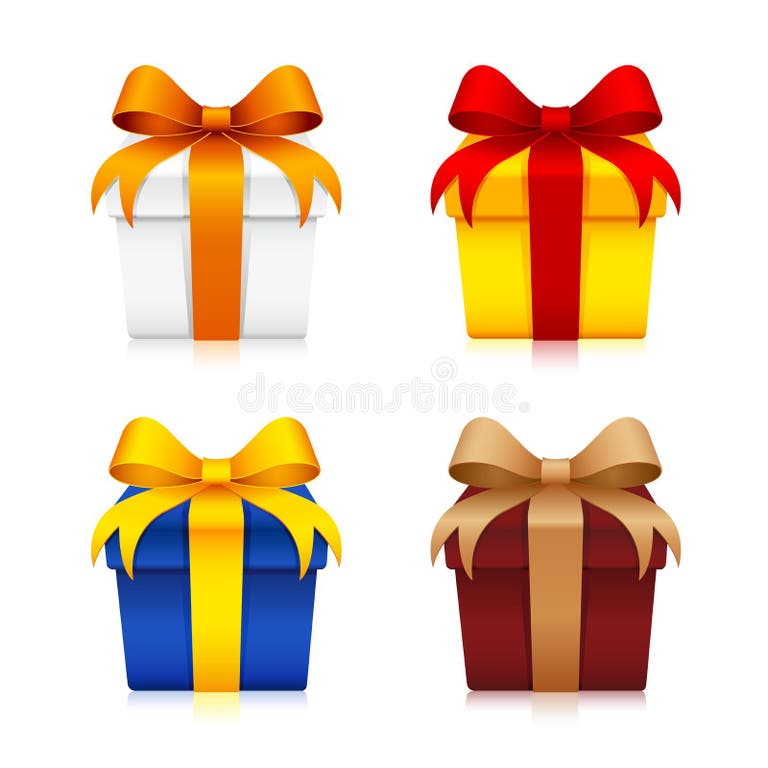 Different Color Gift Boxes Stock Illustrations – 1,205 Different Color ...