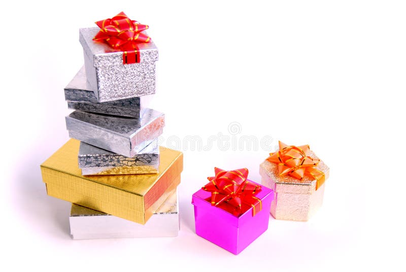 Stacked gifts stock photo. Image of package, presents - 11136210