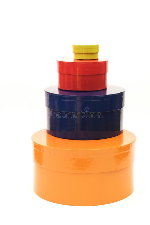 Four boxes stock photo. Image of green, black, colorful - 98798