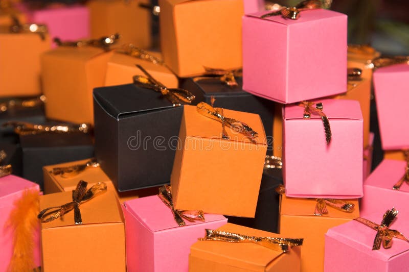 Gift Boxes stock photo. Image of present, pink, ribbon - 8960312