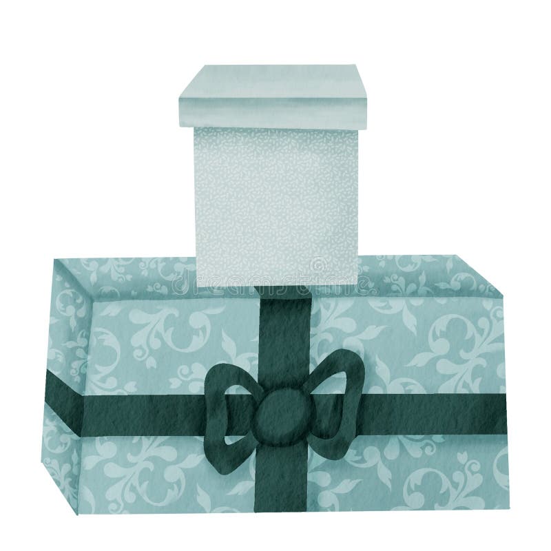 Gift Boxes. Clipart Element for Design. a Set of Isolated Illustrations ...
