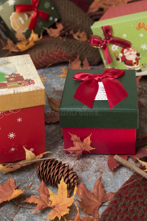 Beautiful Gift Boxes and Greeting CARDS Stock Photo - Image of ...