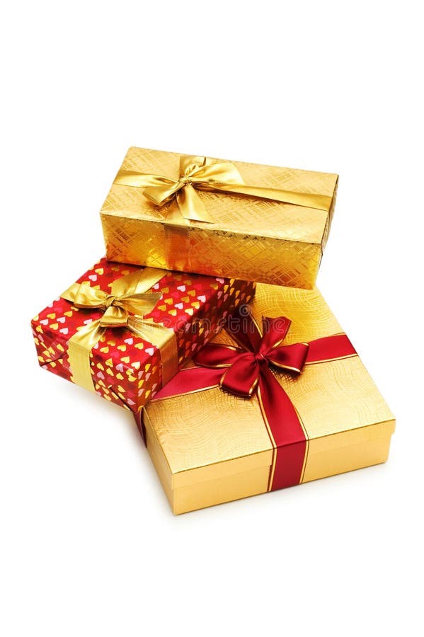 Gift Box stock image. Image of seasonal, greeting, ribbon - 9534159