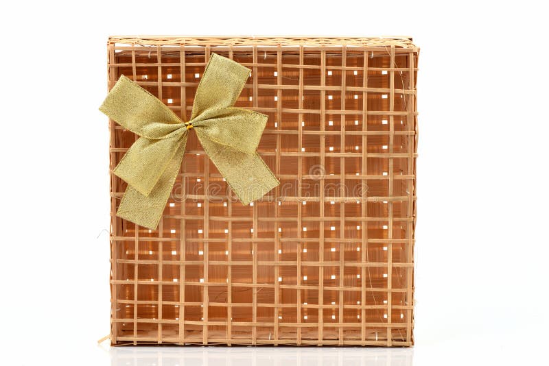 Gift boxes made of bamboo stock photo. Image of floor - 69230160