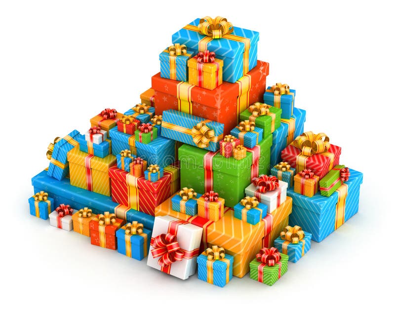 5+ Pyramid blue gift boxes Free Stock Photos - StockFreeImages