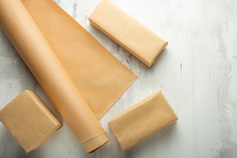 Gift Boxes with a Void for a Layout, Print, Advertising Stock Photo ...